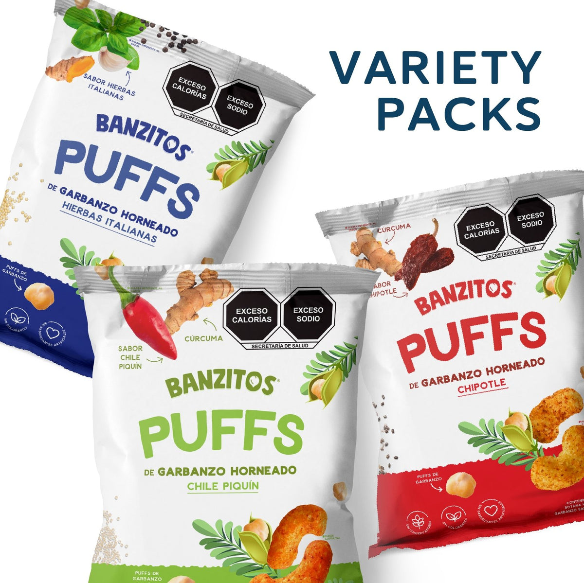 Pack Puffs + Crujientes Starter Mix – Banzitos